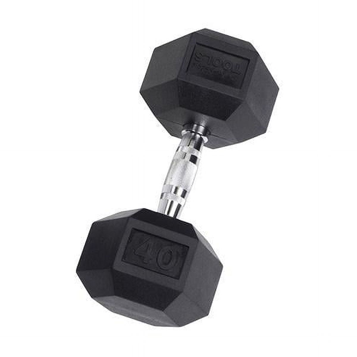 Body-Solid Rubber Hex Dumbbell (35-120 lb.) - Walmart.com