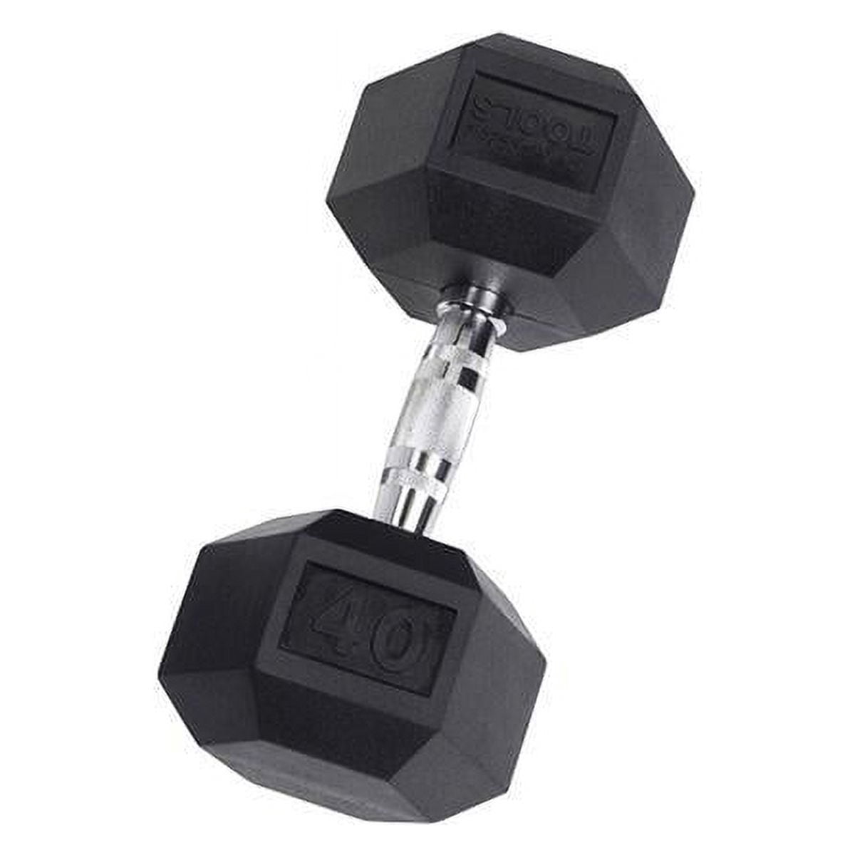 Body-Solid Rubber Hex Dumbbell (35-120 lb.) - Walmart.com