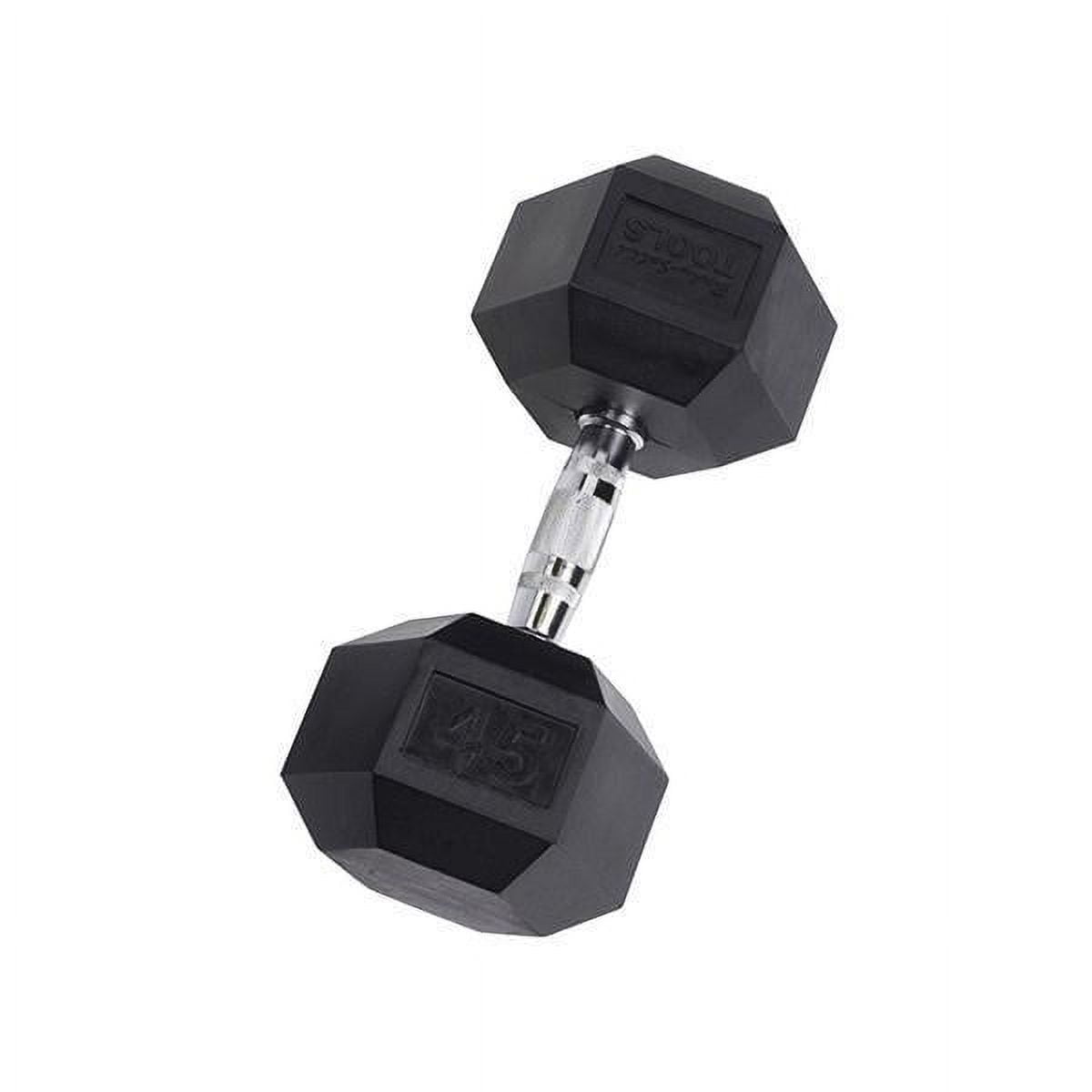 Body-Solid Rubber Hex Dumbbell (35-120 lb.) - Walmart.com