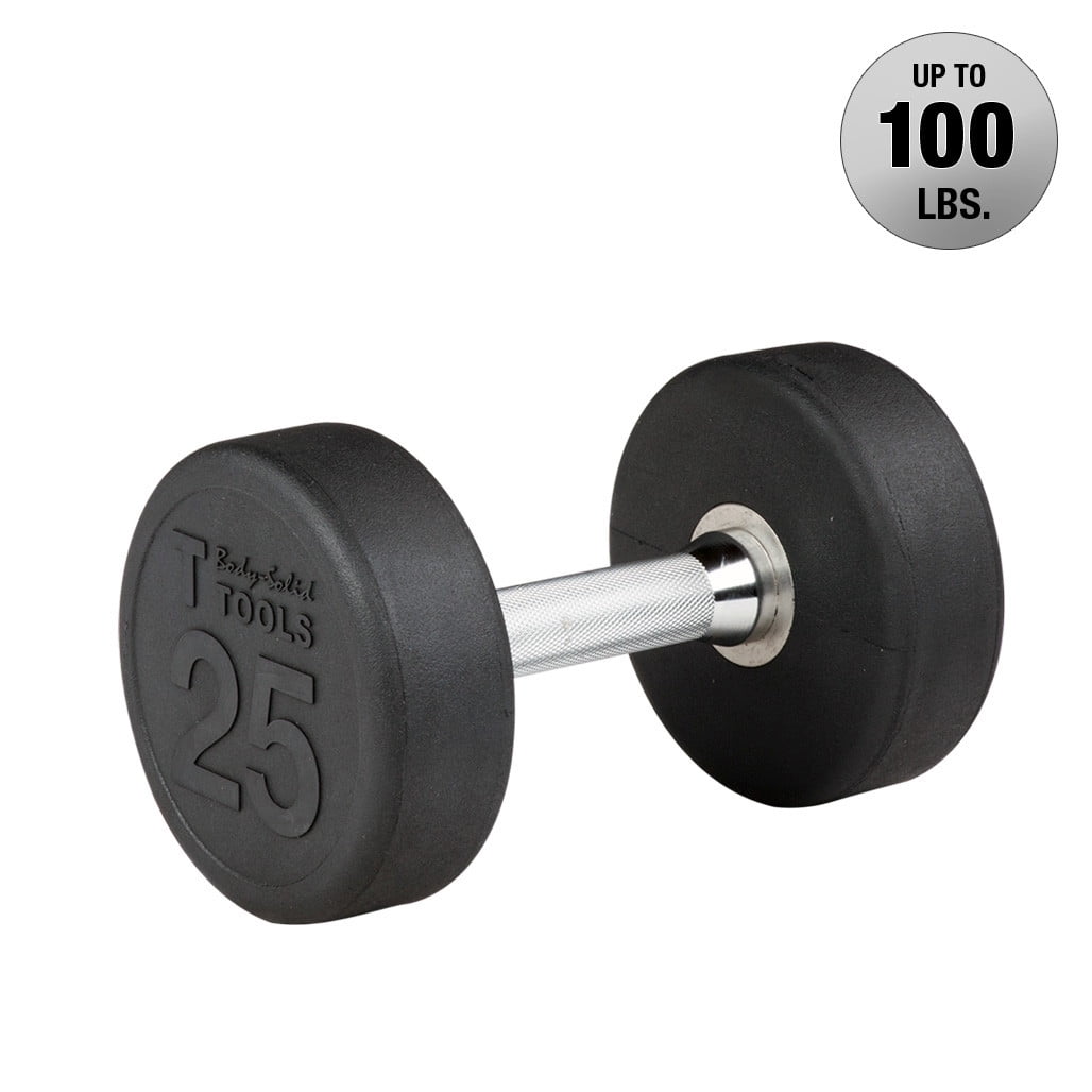 Premium Round Rubber Dumbbell - Walmart.com