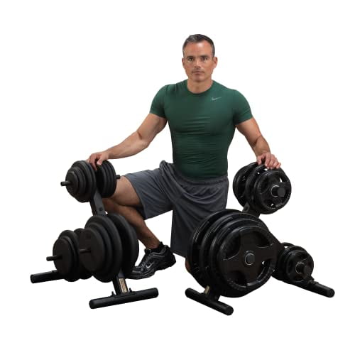 Body-Solid Standard Weight Tree Rack - Weight Plate Storage Racks ...