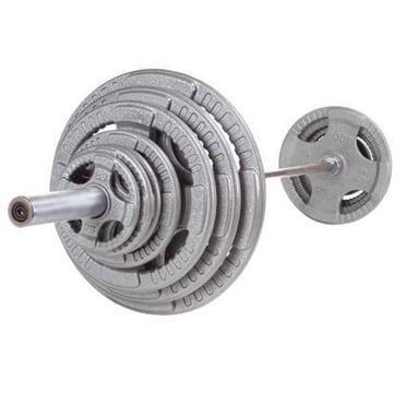 Body-Solid Cast Iron Olympic Weight Set 355lbs - Walmart.com
