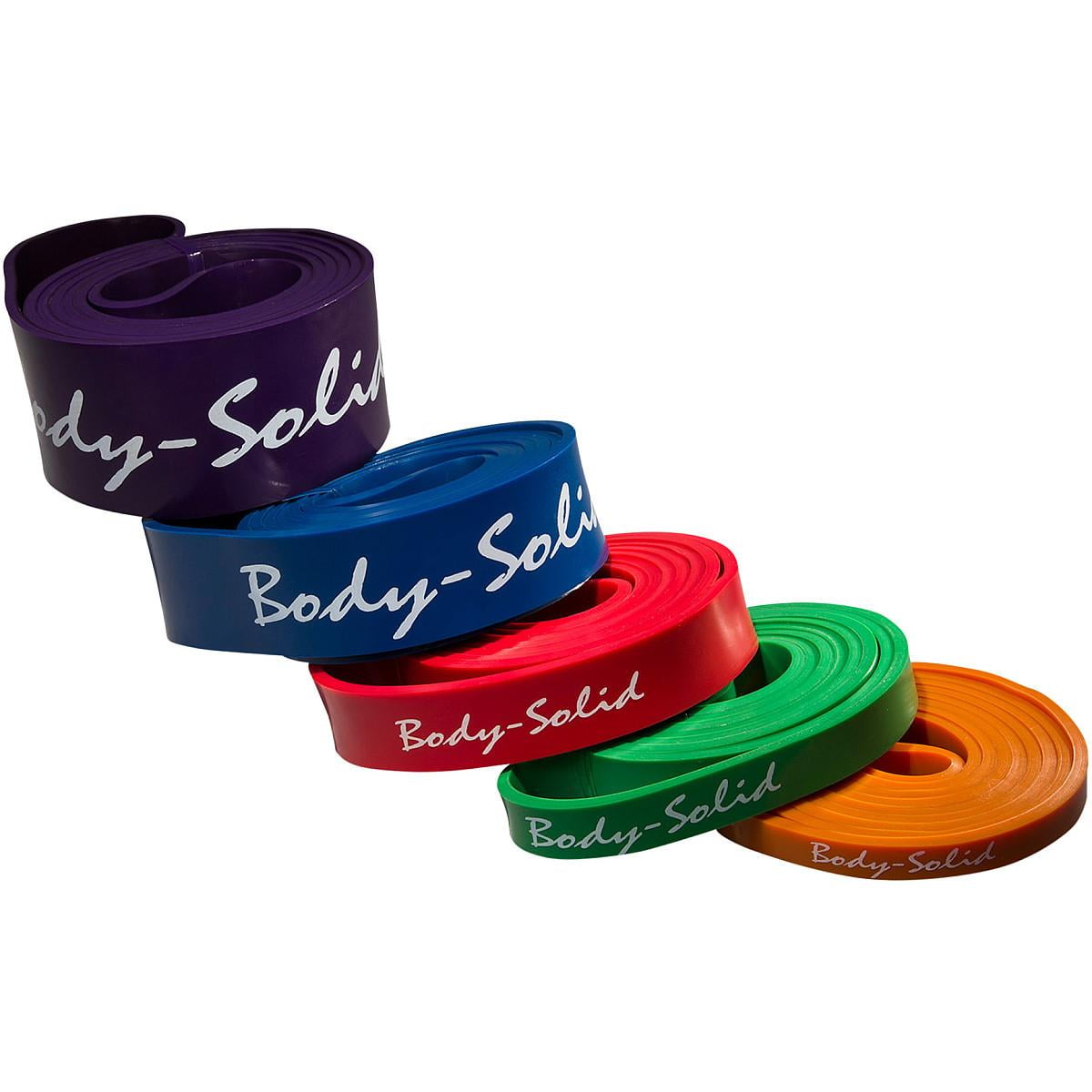 Body Solid Tools - BSTB-5PACK 5 Pack Resistance Bands - Walmart.com