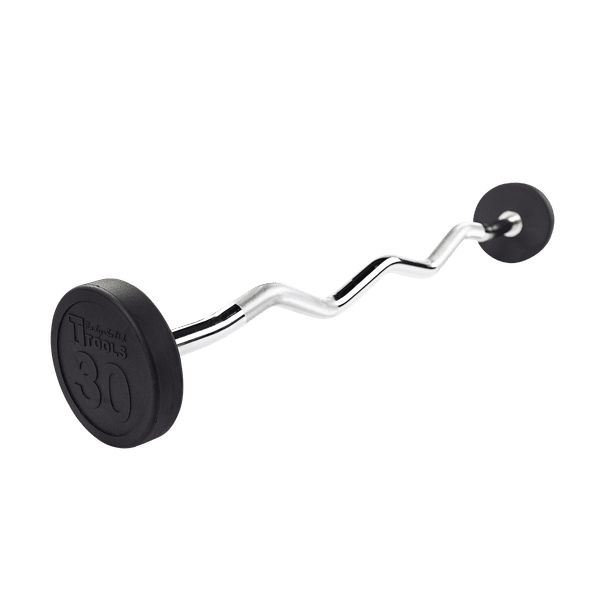 Body-Solid Tools Fixed Fixed Barbell Size EZ Curl Barbells, from 20 to ...
