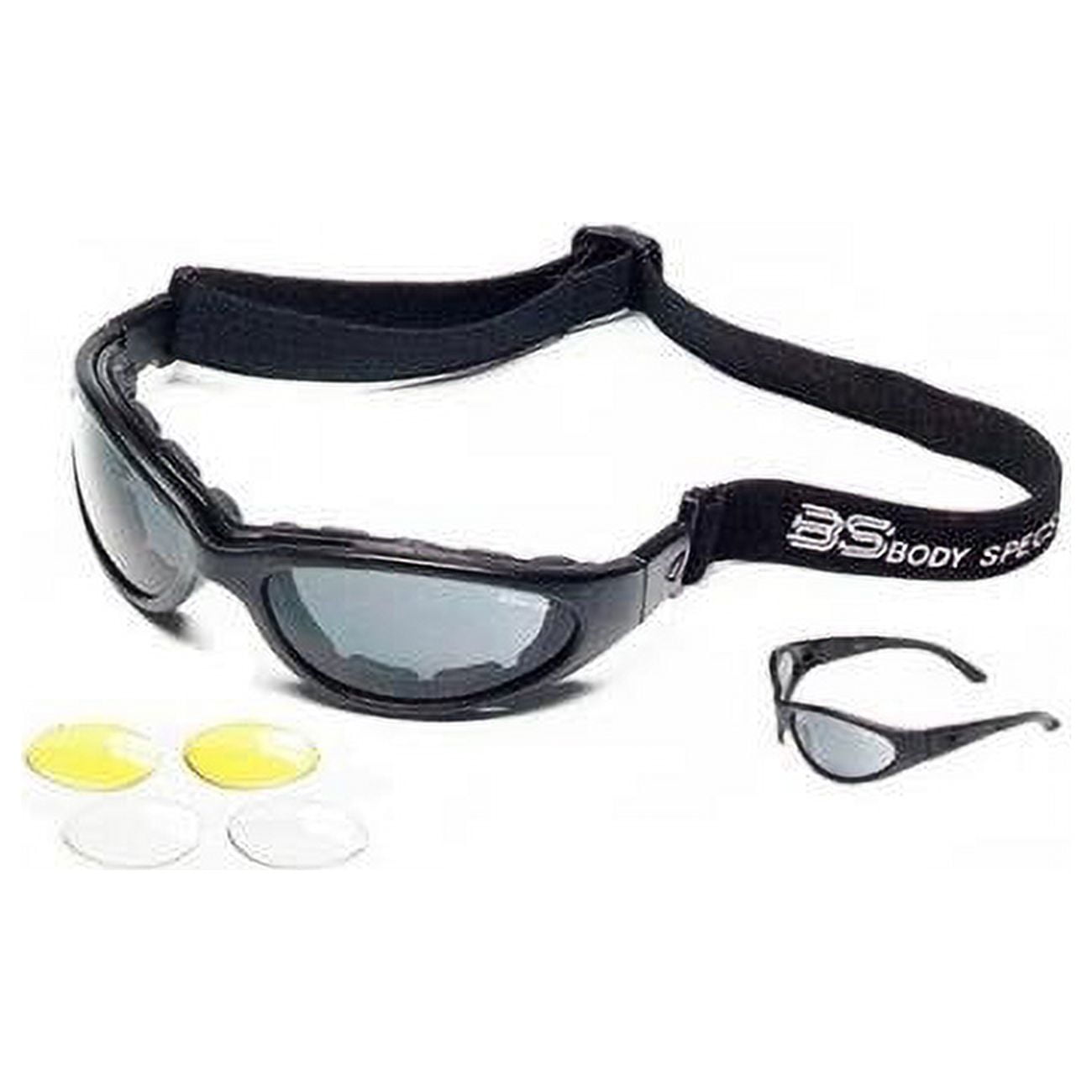 Body Specs Silver Frame-Smoke-Package Goggles - Walmart.com