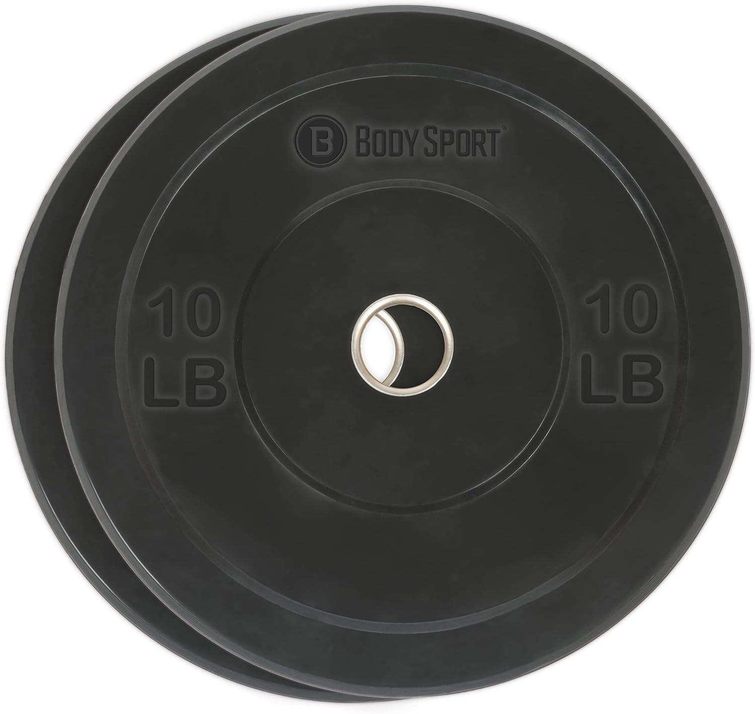 Body Sport 2” Rubber Olympic Bumper Plate Plate Set – Bumper Weight ...