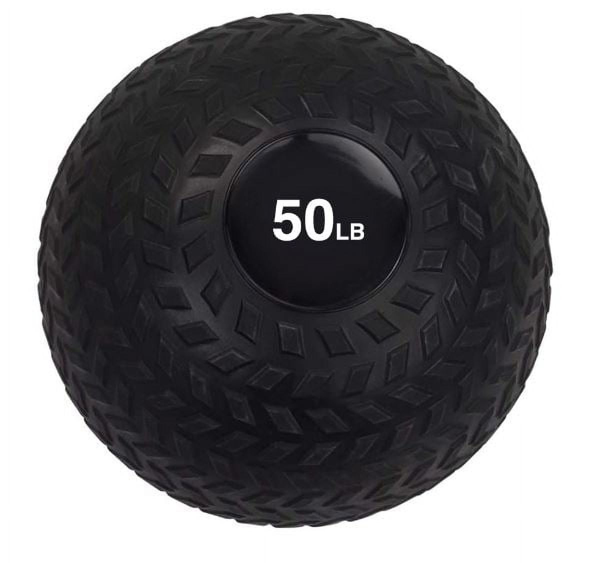 Body Sport 50-Pound Slam Ball with Tread Surface, Versatile, Workout ...