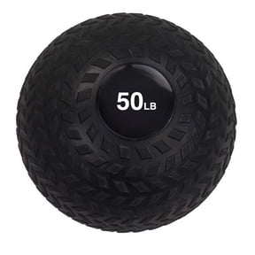 Titan Fitness 80 LB Rubber Tread Slam Ball, Dead Bounce, 13in Diameter ...