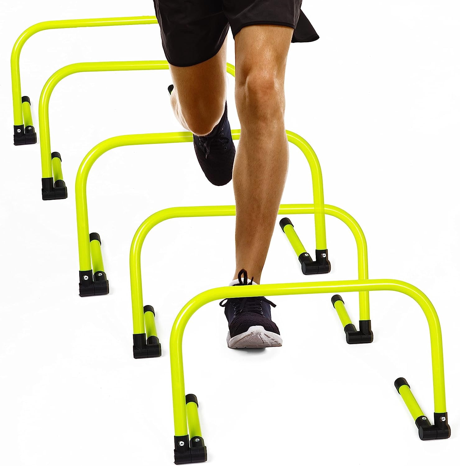 Body Sport Adjustable Athletic Speed Training Hurdles, Jumping & Speed ...