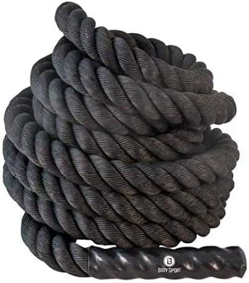 Body Sport Battle Rope, 30 ft. Long, 1.5 in. Diameter - Strong, Poly ...