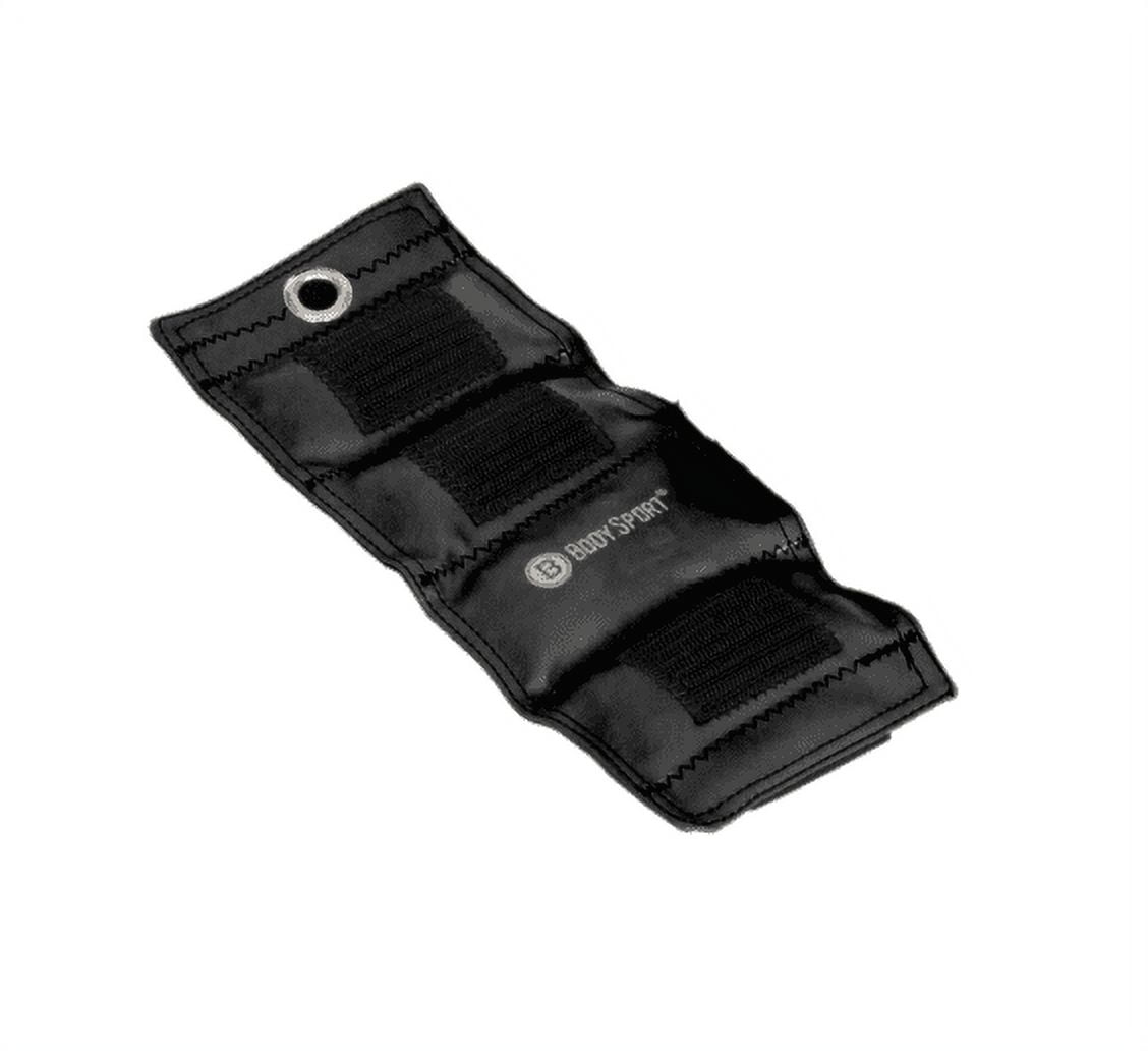 Body Sport - Black - Wrist and Ankle Cuff Weight - Universal Fit - 5 lb ...