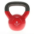 Body Sport Cast Iron Vinyl Coated Kettlebell, 25 lb. - Professional ...