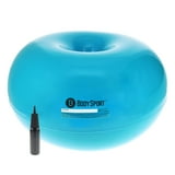 CanDo Inflatable Stability Exercise Yoga Ball - Orange - 22" (55 cm ...