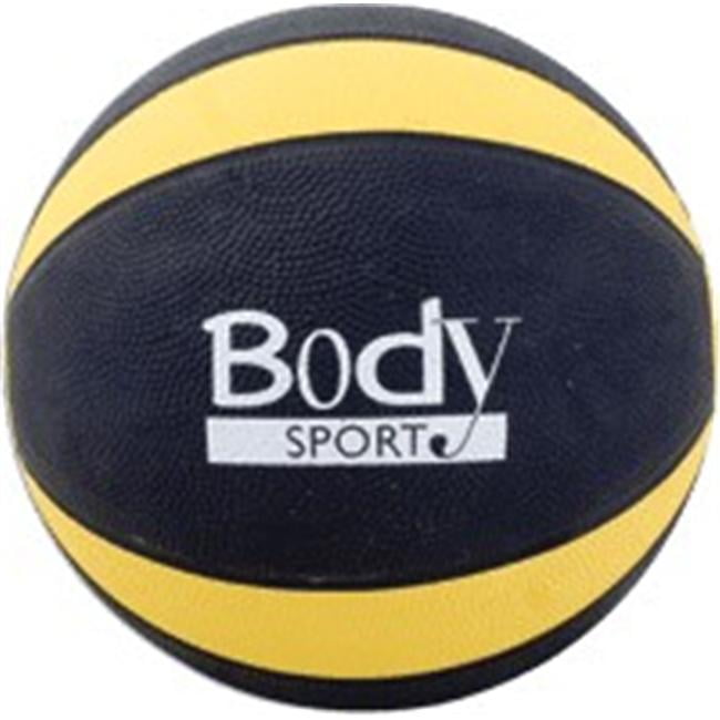 Body Sport Exercise Medicine Ball, 8 lbs - Yellow - Walmart.com