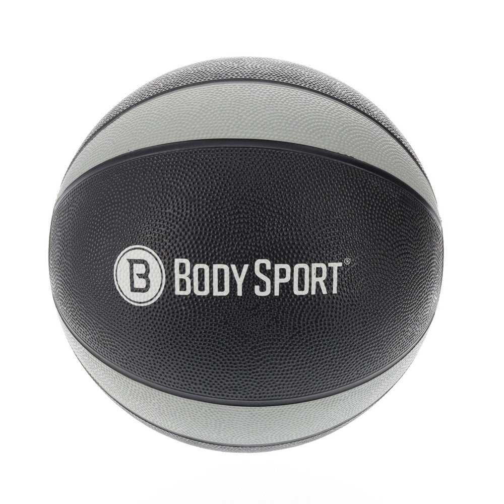 Body Sport Medicine Ball 15 lb., 34.8 in. CIR, Black/Gray – Strength ...