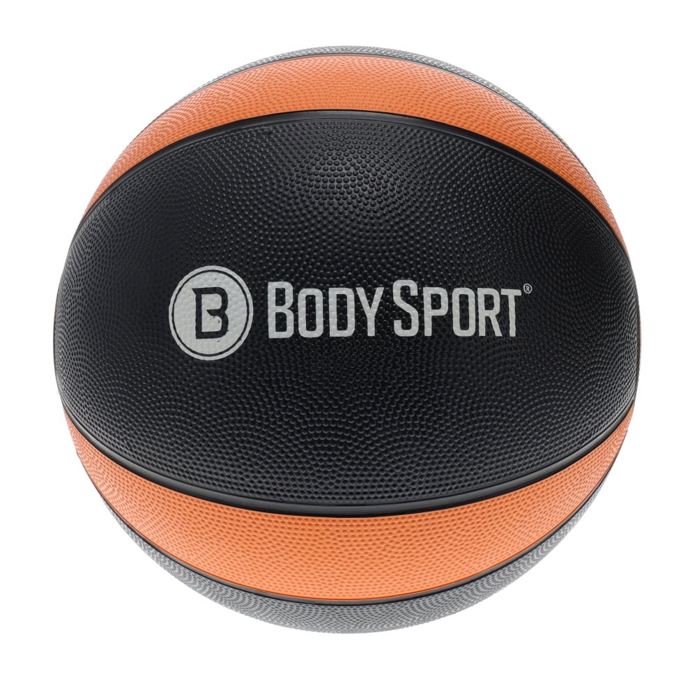 Body Sport Medicine Ball 18 lb., 34.8 in. CIR, Black/Orange – Strength ...