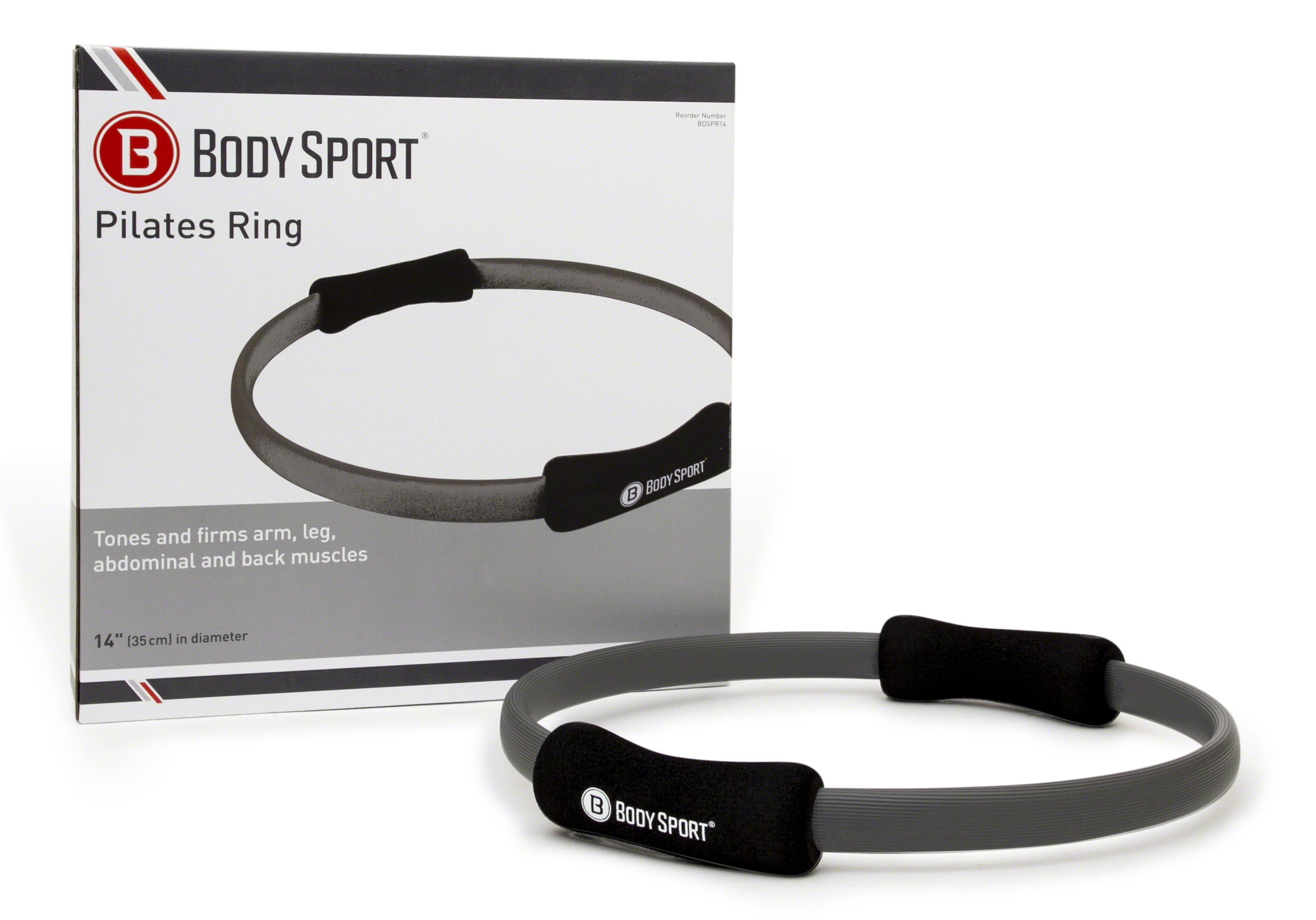 Body Sport Pilates Ring, 14" (35 cm) Diameter, Resistance Tool for ...