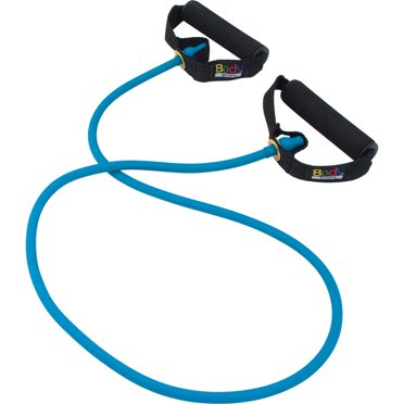 Workoutz Resistance Band Exercise Tube With Handles (Blue) - Walmart.com