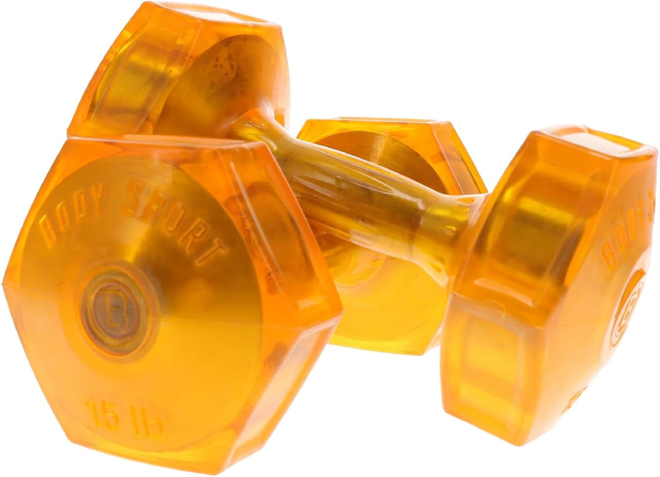 Body Sport Urethane Aerobic Dumbbells Pair, Premium Hand Weights with ...