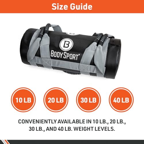 Body Sport Weight Weight Training Bags – Heavy Duty Weighted Bag for ...