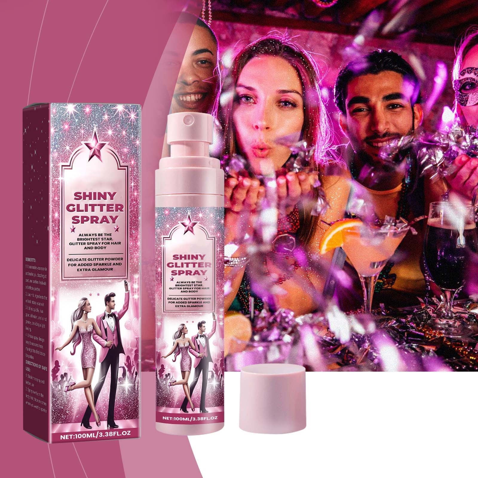 Body Spray Hair Body Spray Glimmer Highlight Spray 100ml - Walmart.com