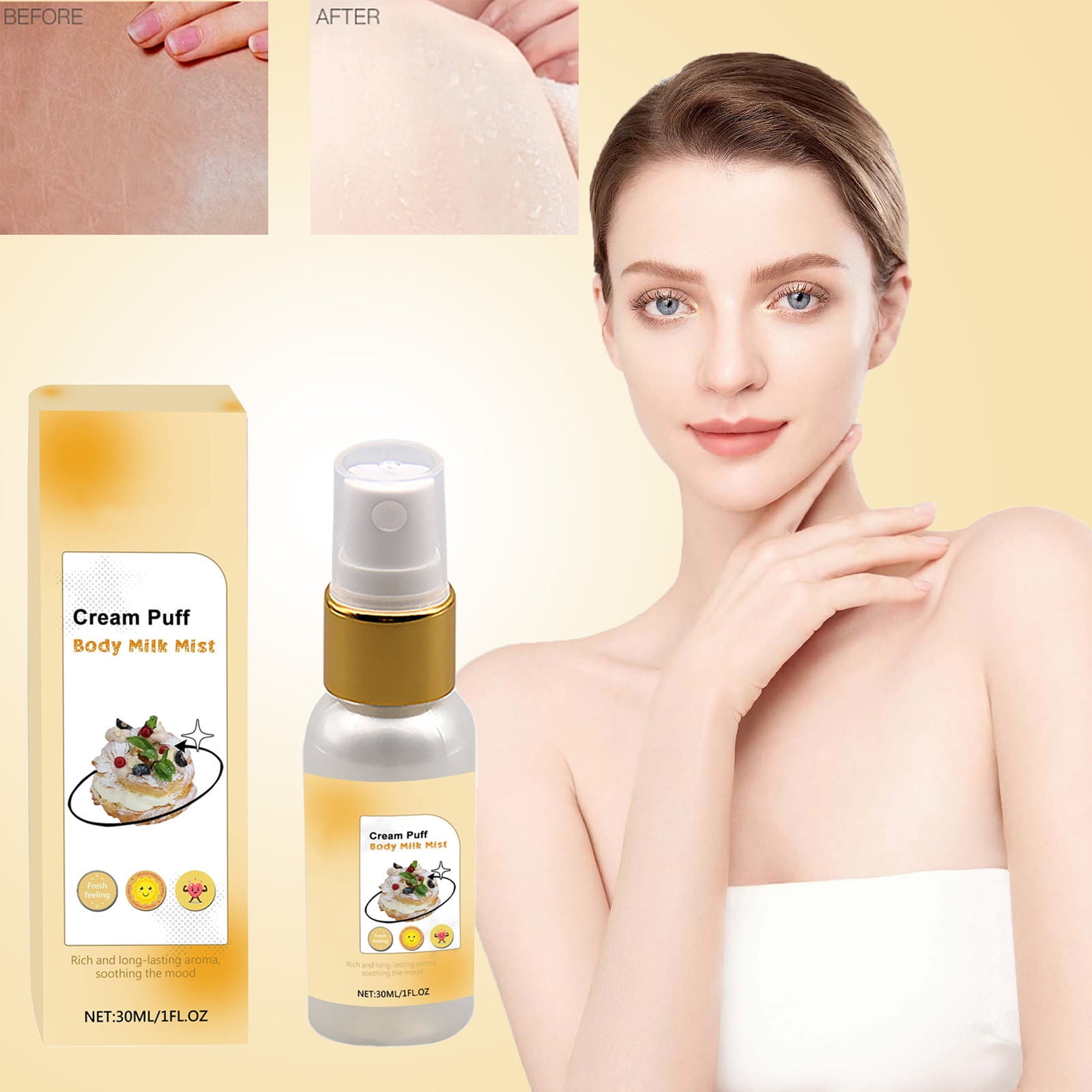 Body Spray, Moisturizing Sweet Scent Body Spray, 30ml Portable Spray ...