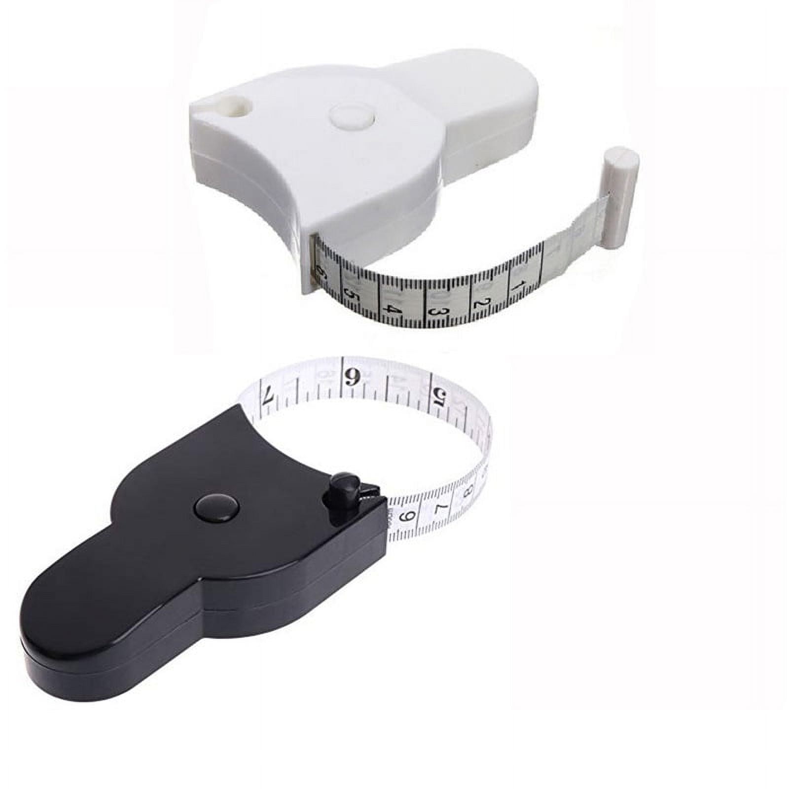 Body Tape Measure - 150 cm (60"), One-Handed Operation, Compact and ...