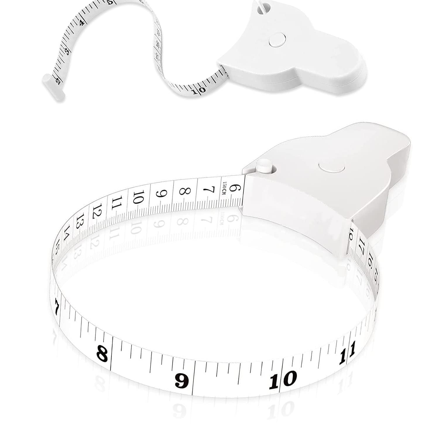 Body Tape Measure Caliper Measuring: Automatic Telescopic Body Fat ...