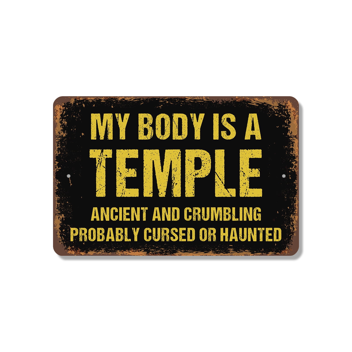 My Body Is A Temple Ancient And Crumbling Probably Cursed Or Haunted (2 ...