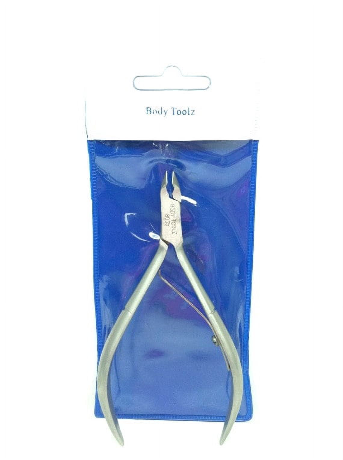 Body Toolz - 1/2 Jaw Cuticle Nipper Trim Cuticles and Hangnails BT8035 ...