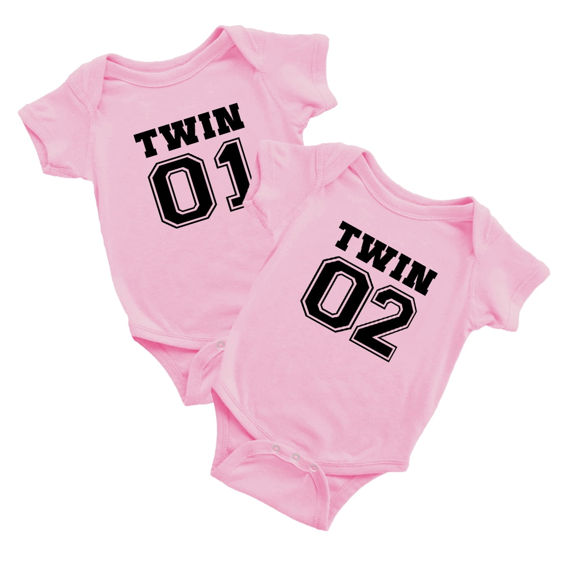 Body Twin Bodysuit Clothes Sports Jersey Numbers 01 and 02 Outfits Gift ...