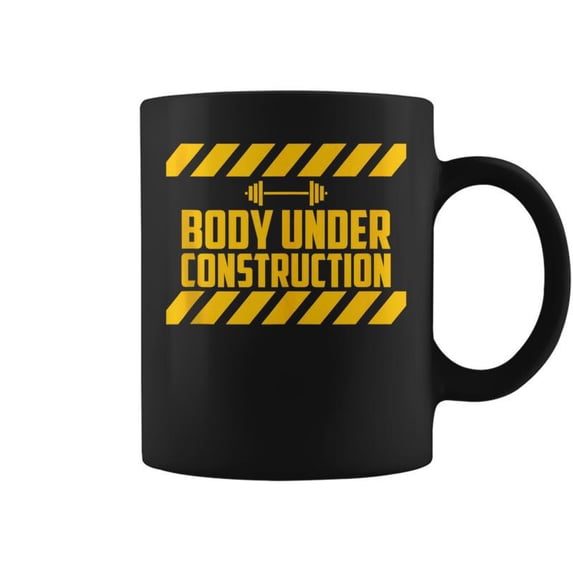 Body Under Construction Workout Gym Bodybuilding Coffee Mugs - Walmart.com