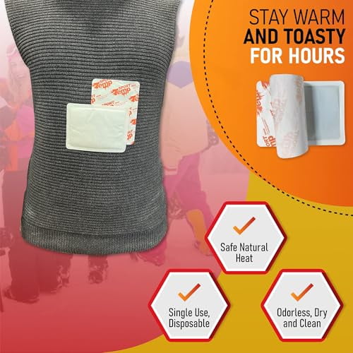 Body Warmers (45 Count) - Up to 13 Hours of Heat, Easily Apply with ...
