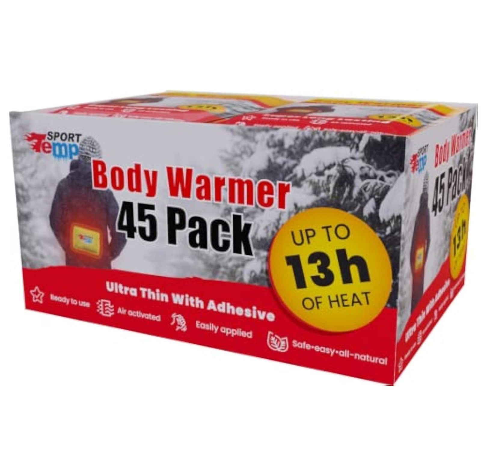 Body Warmers (45 Count) - Up to 13 Hours of Heat, Easily Apply with ...