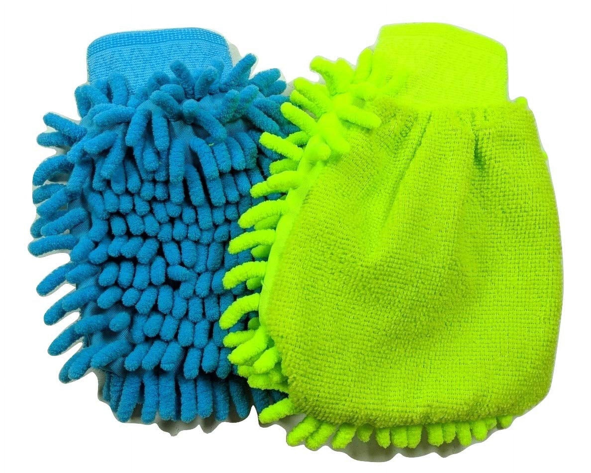 Body Wash Scrubber Microfiber Mitten Soap Holder 6"x 8" 2 Count One ...
