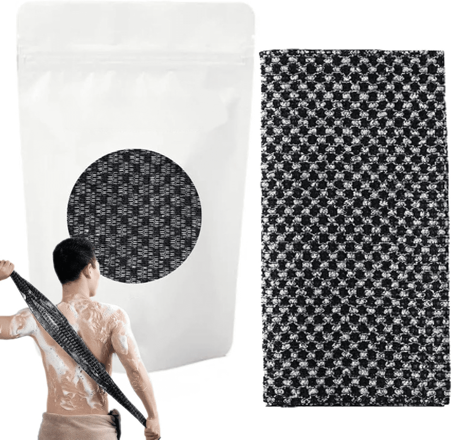 Body Wash Towel, Exfoliating Shower Towel, Bath Loofah, Exfoliating ...