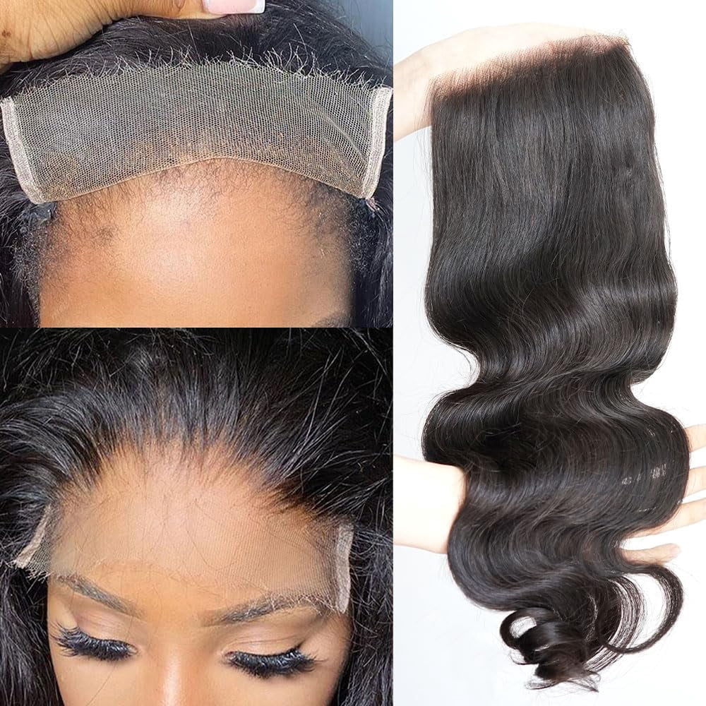 Body Wave 5x5 HD Lace Closure Invisible and Breathable Real HD Lace ...
