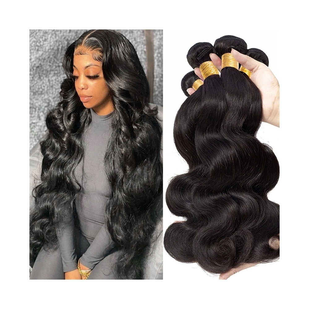 Body Wave Bundles Malaysian Virgin Hair Weave 1/3/4 PCS Human Hair ...