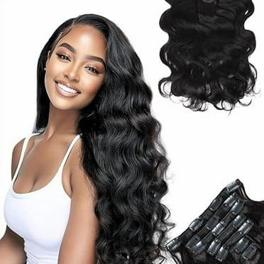 20" Kinky Curly Clip In Extensions, Luxurious Thickness, Premium ...