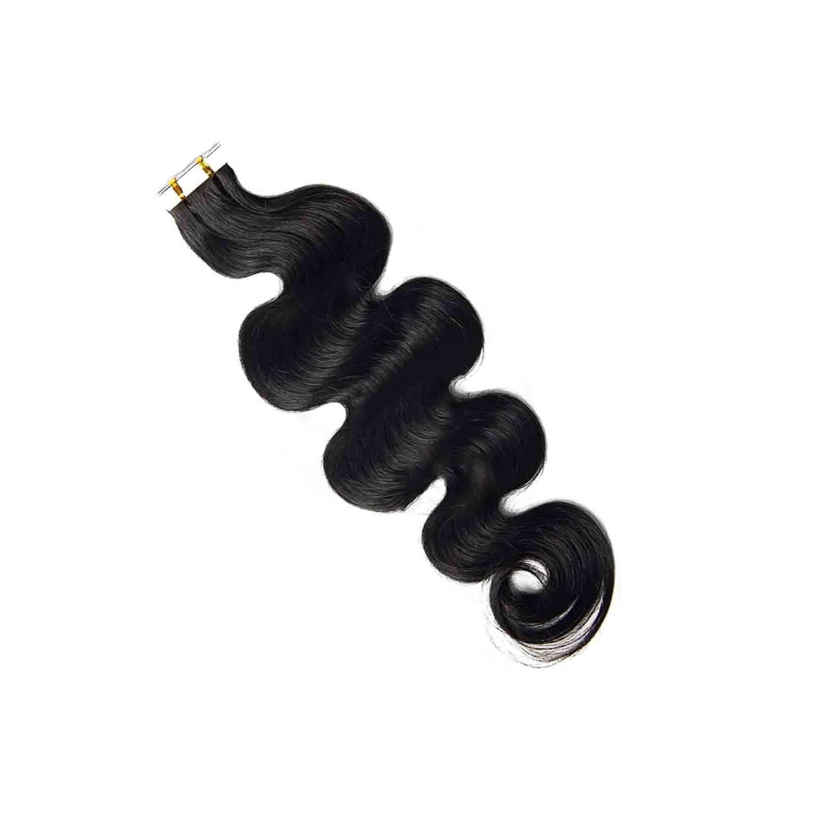 Body Wave Invisible Tape in Hair Extension Injection Tape in Human Hair ...