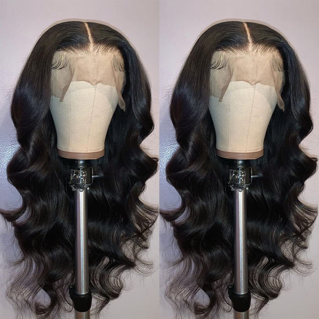 Body Wave Lace Front Wigs for Black Women, Long Glueless Lace Front Wig ...