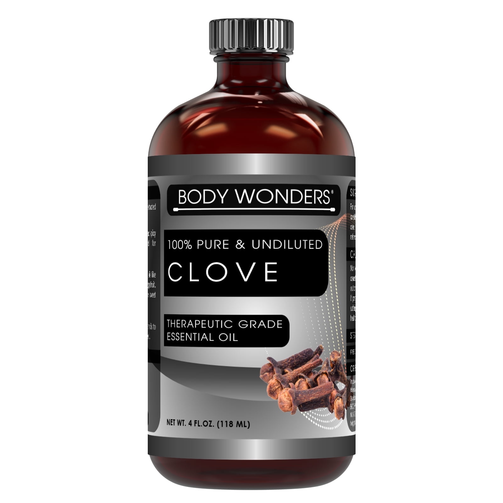 Body Wonders 100% Pure Clove Bud Essential Oil, 4 fl oz – Natural Clove ...