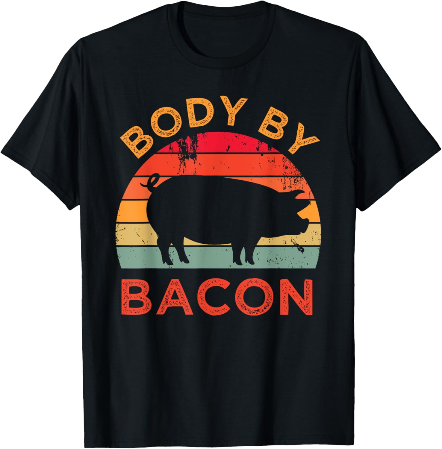 Body by Bacon for Low Carb High Fat Ketogenic Diet T-Shirt - Walmart.com