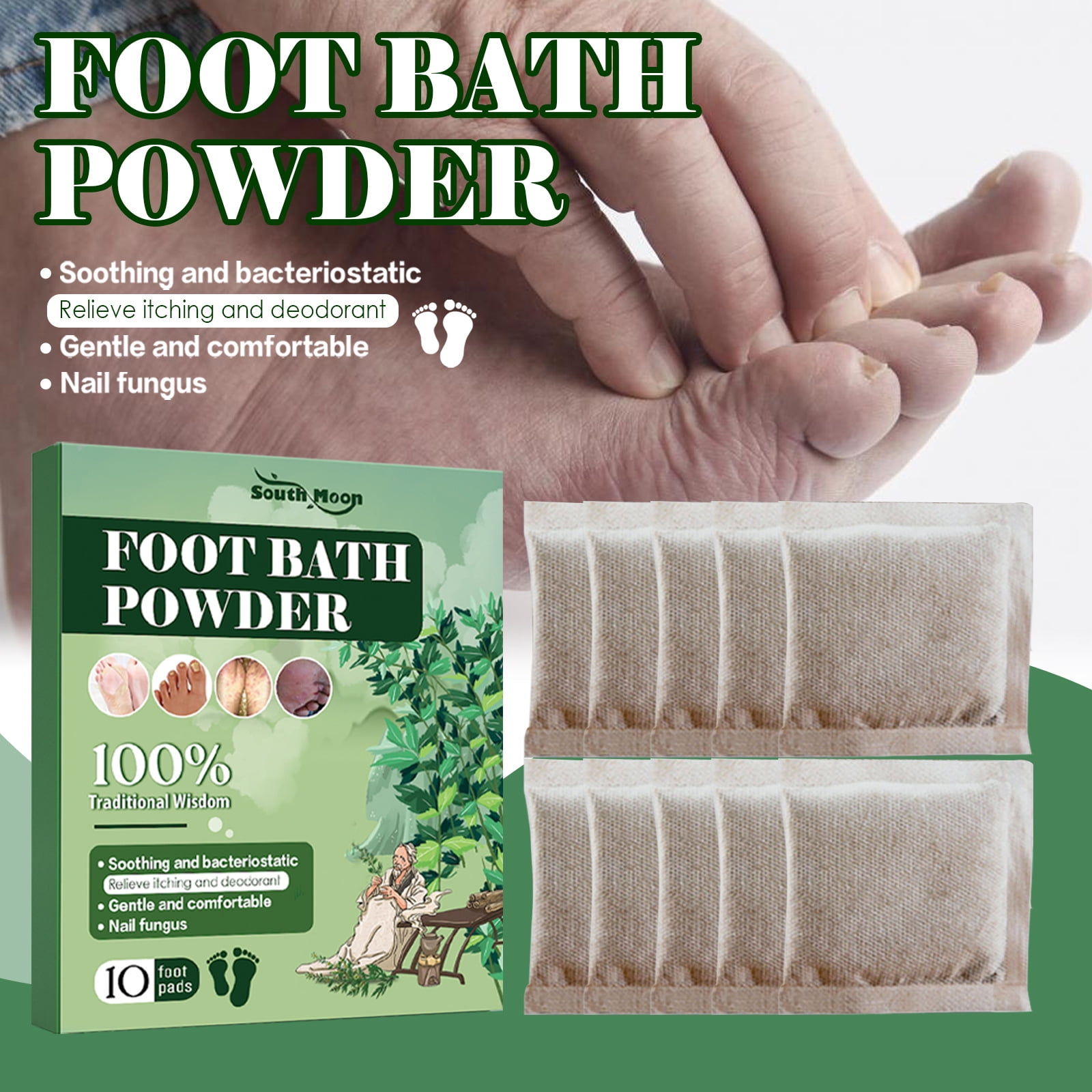 Body care Removing itchy feet and foot odor Removing bad breath ...