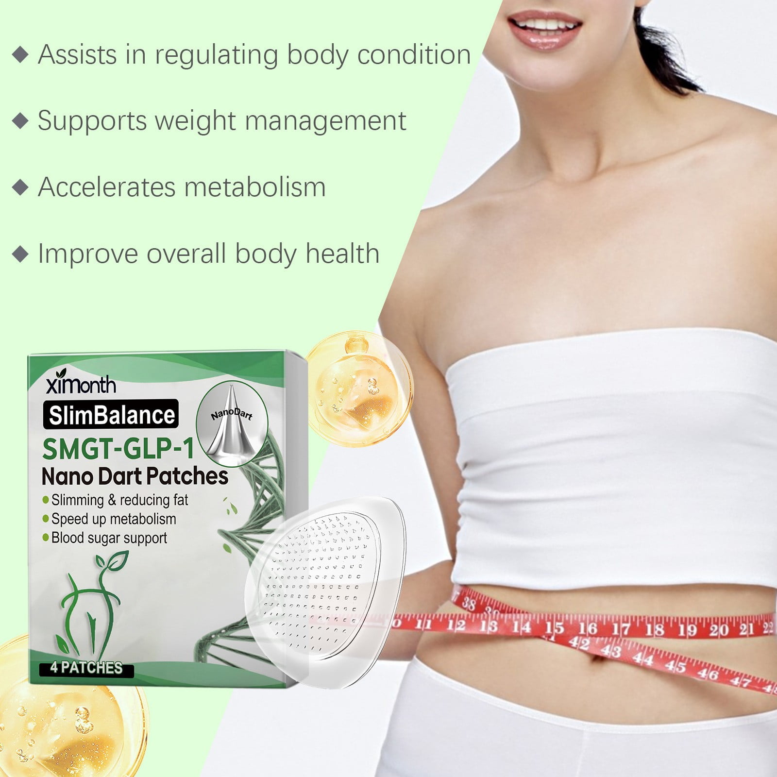 Body care sticker - 1 Patch Firming Skin And Body Shaping Patch Body Pat Ch Gentle Soothing ...