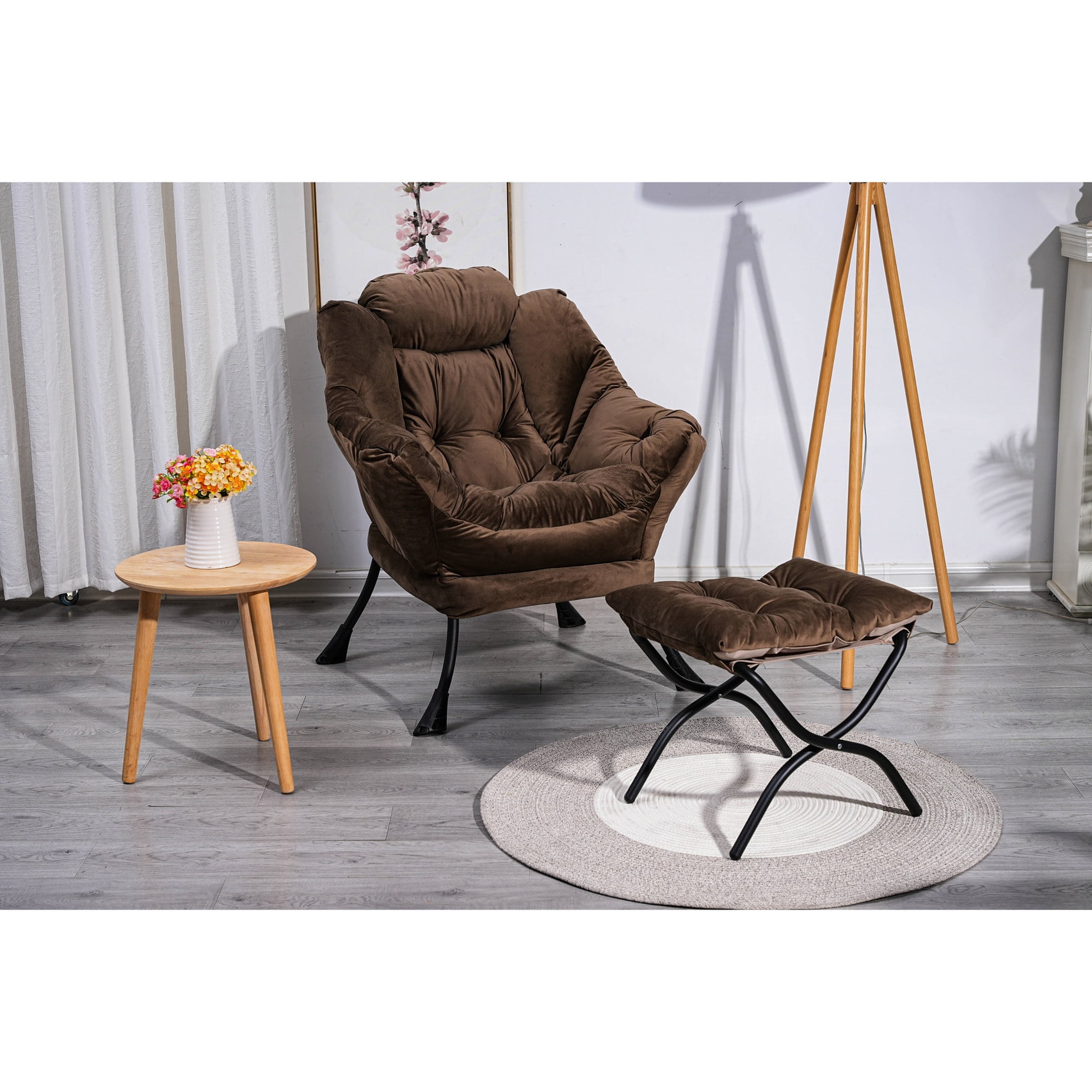 Body - conforming Comfort - Ergonomic Lazy Chair with Curved Backrest ...
