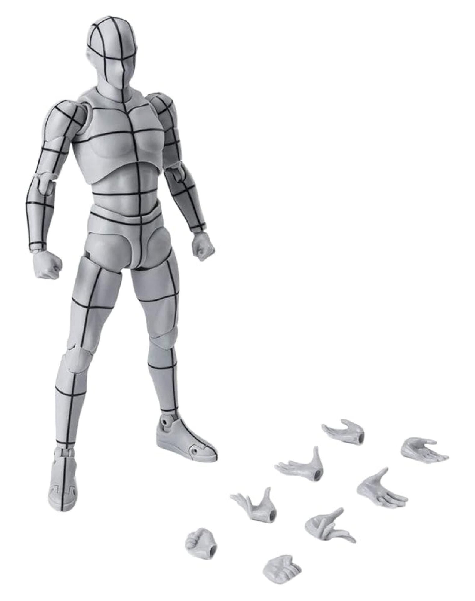 Body-kun Sports Edition SHF Figuarts Action Figure Wire Frame Gray ...