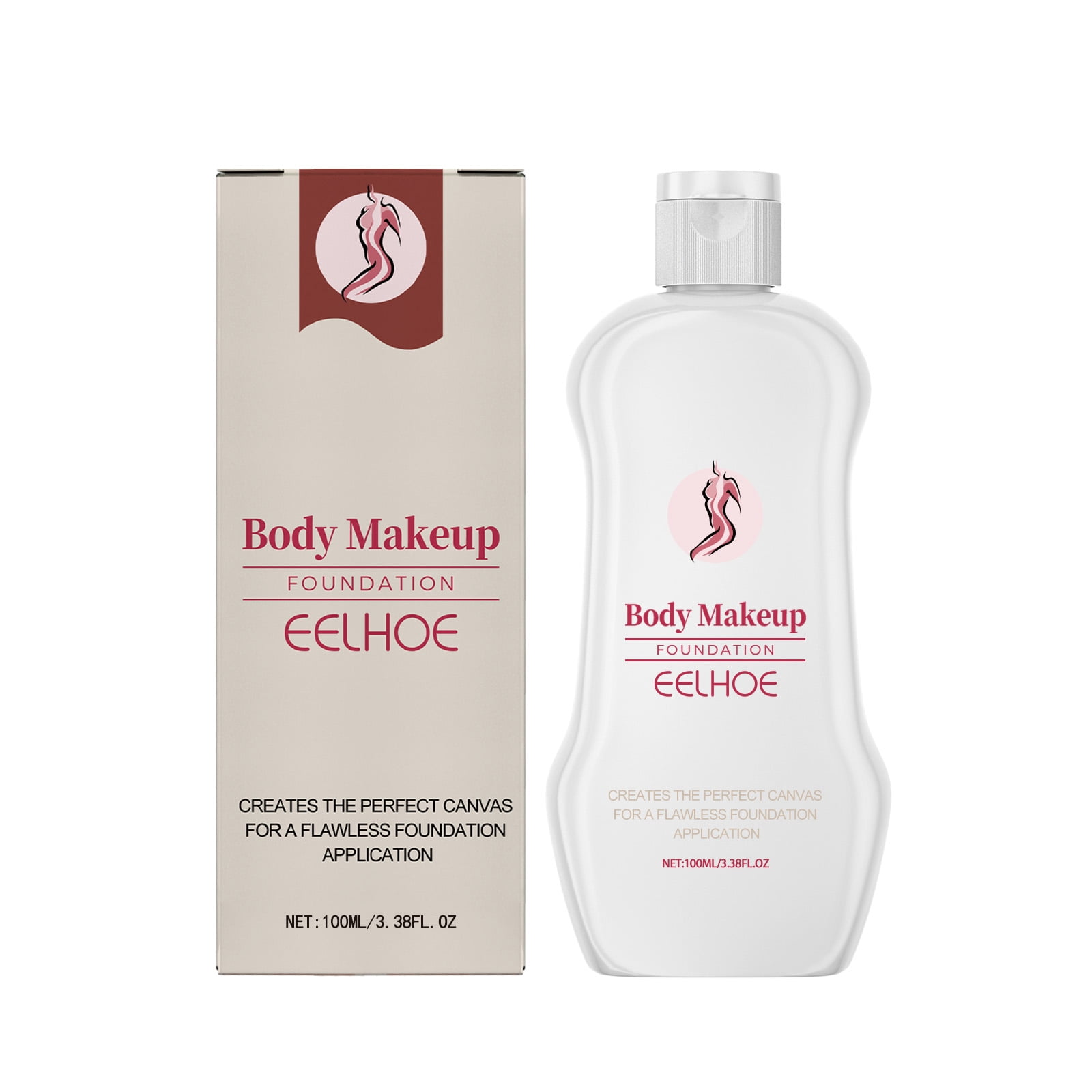Body makeup liquid foundation covers skin spots, tattoo defects ...