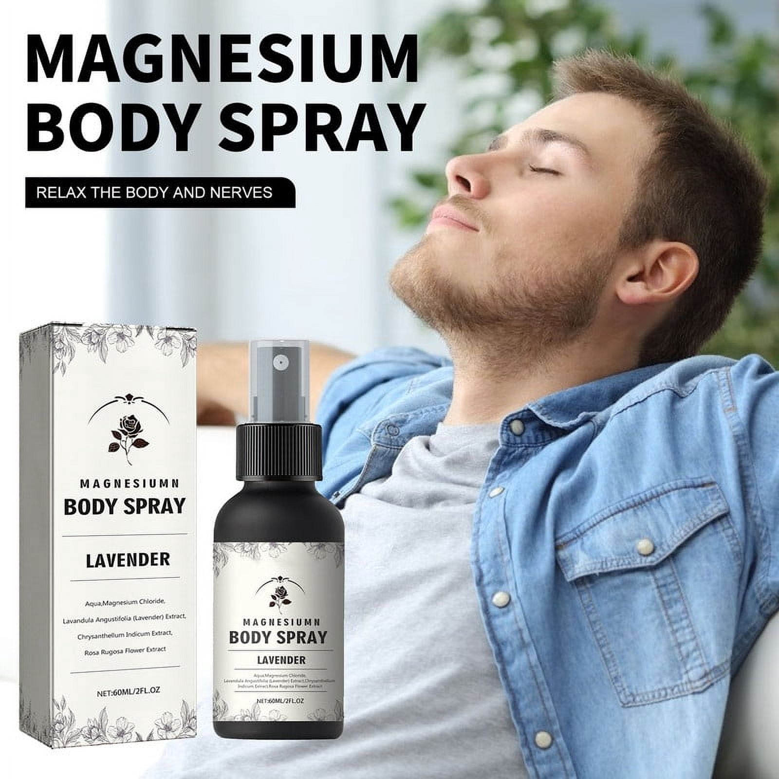 Body spray, relieve muscle tension, fatigue, promote body relaxation ...