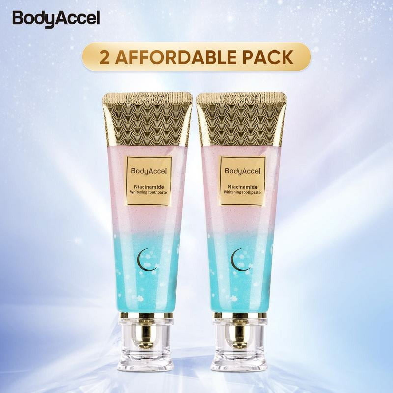 BodyAccel【Intense Triple Whitening】Niacinamide Whitening Toothpaste Oral Hygiene Essentials ...